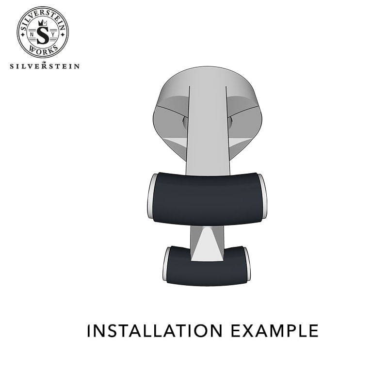 Protetor "Rocking Bridge", "Silverstein", para abraçadeira de 5º geração.